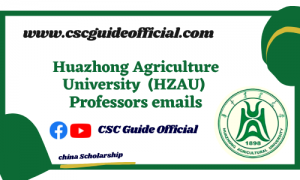 Huazhong Agriculture University faculty Professors Emails | HZAU ...