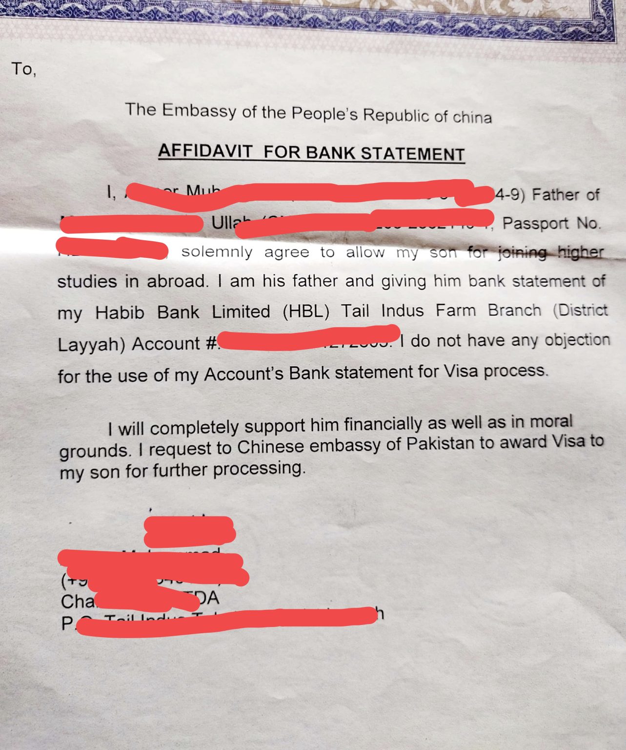 Affidavit Format for Bank Statement – CSC Guide Official