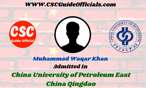 TAPU MD AL IMRAN Admitted In USTC (Anos) – CSC Guide Official